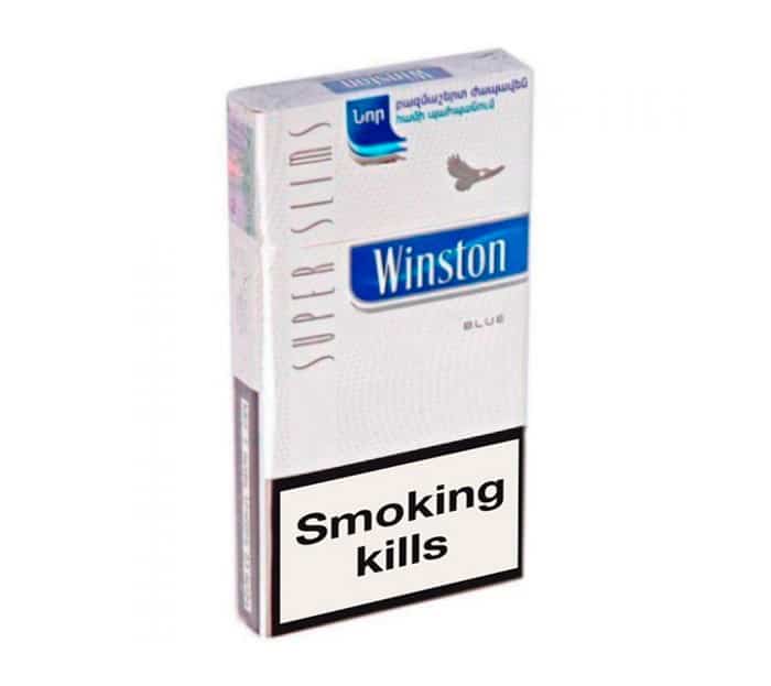 Winston Super Slims Blue with excellent quality | Heat-tobacco.com