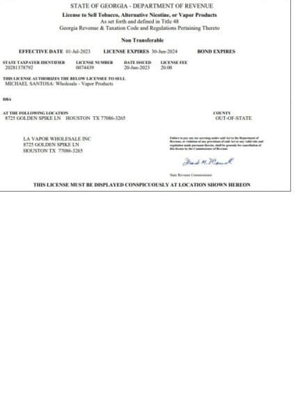 Tobacco Licenses & Legal Compliance | Heat Tobacco