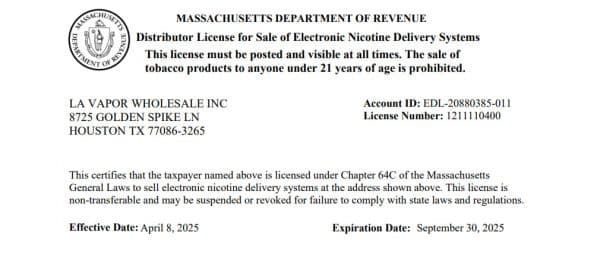 Tobacco Licenses & Legal Compliance | Heat Tobacco