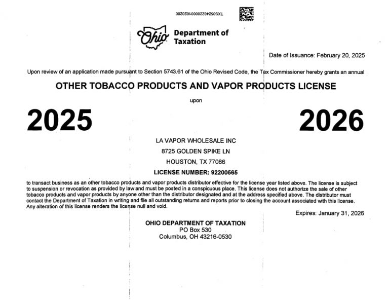 Tobacco Licenses & Legal Compliance | Heat Tobacco